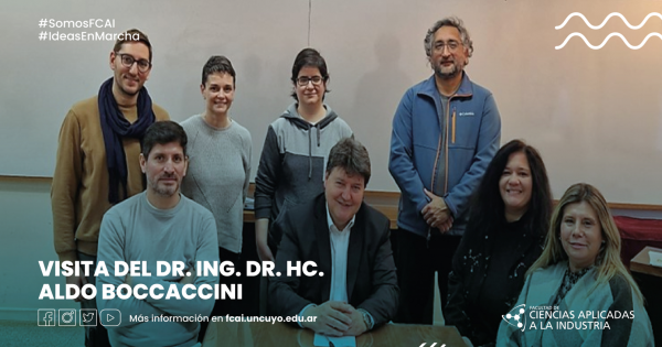 VISITA DEL DR. ING. DR. HC. ALDO BOCCACCINI - Facultad de Ciencias ...