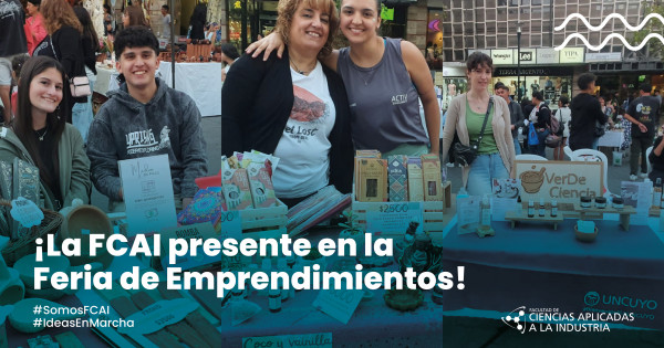 ¡La FCAI presente en la Feria de Emprendimientos! - Facultad de ...