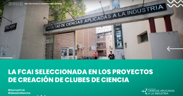 La FCAI seleccionada en los proyectos de creación de clubes de ciencia ...