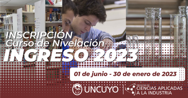 Inscripción curso de ingreso - FCAI Ingreso